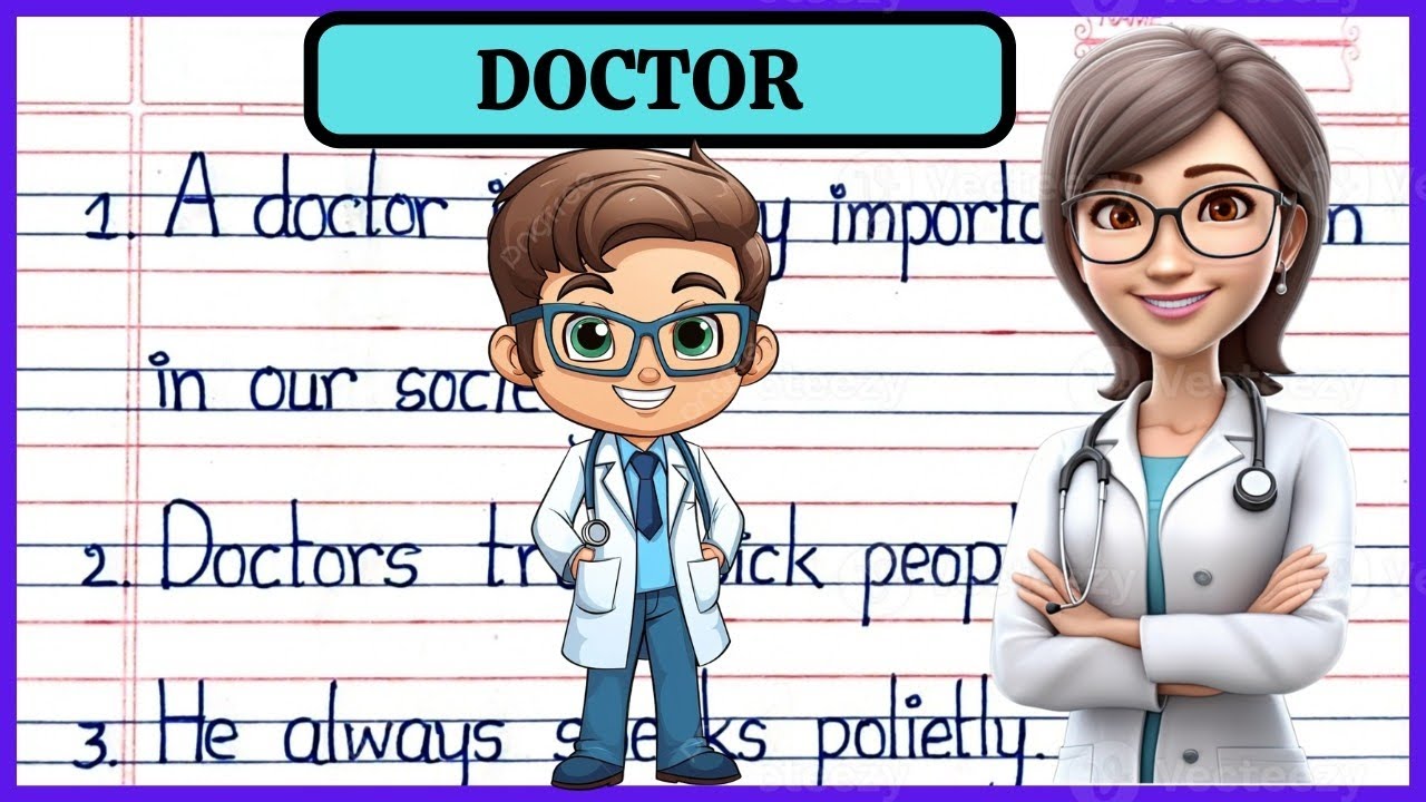 10 Lines Essay On Doctor 💊⚕️👨‍⚕️ || Essay on Doctor - YouTube