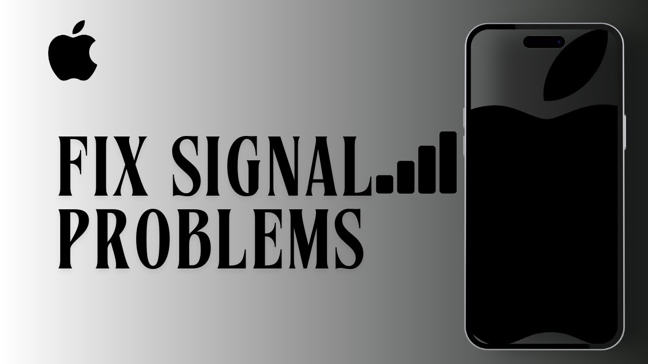 How To Fix Signal Problems in iPhone - YouTube
