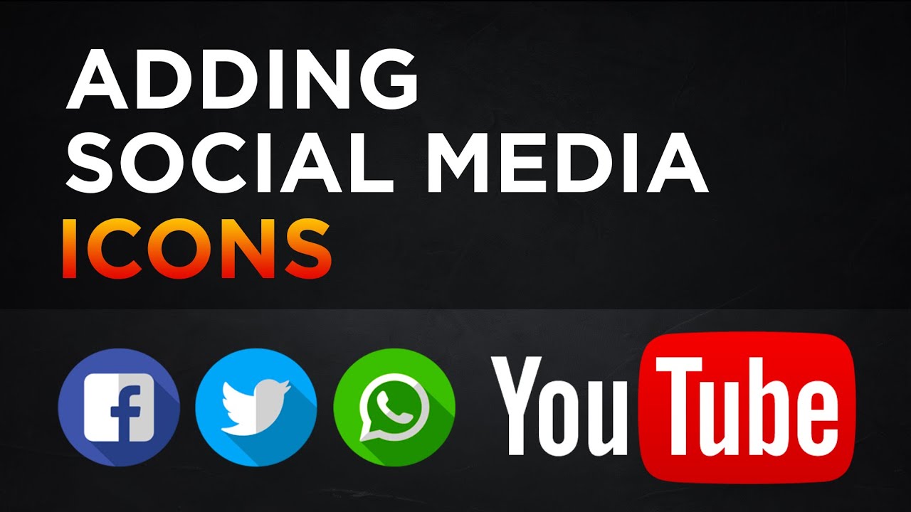 How to add Social media icons to Youtube Channel art in Tamil - YouTube