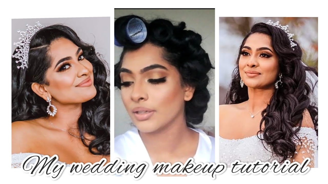 My Wedding Makeup| Warm toned natural Glam Bridal Tutorial - YouTube