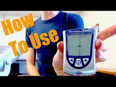 How to Use Precision Xtra Ketone Meter - YouTube