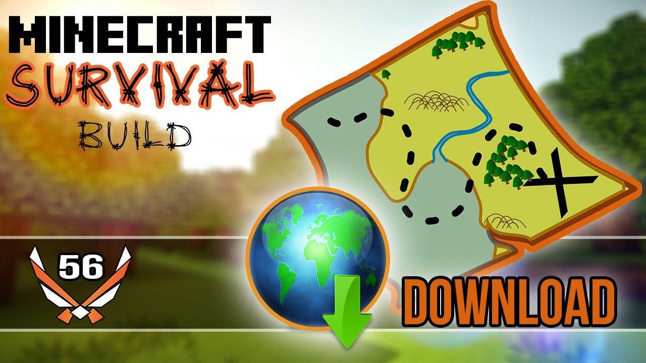 Minecraft Survival Build - Een map download maar wanneer!? #56 - YouTube