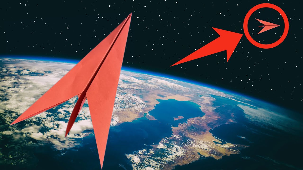 How to Make a Paper Airplane that Fly Far as a Spaceship - YouTube