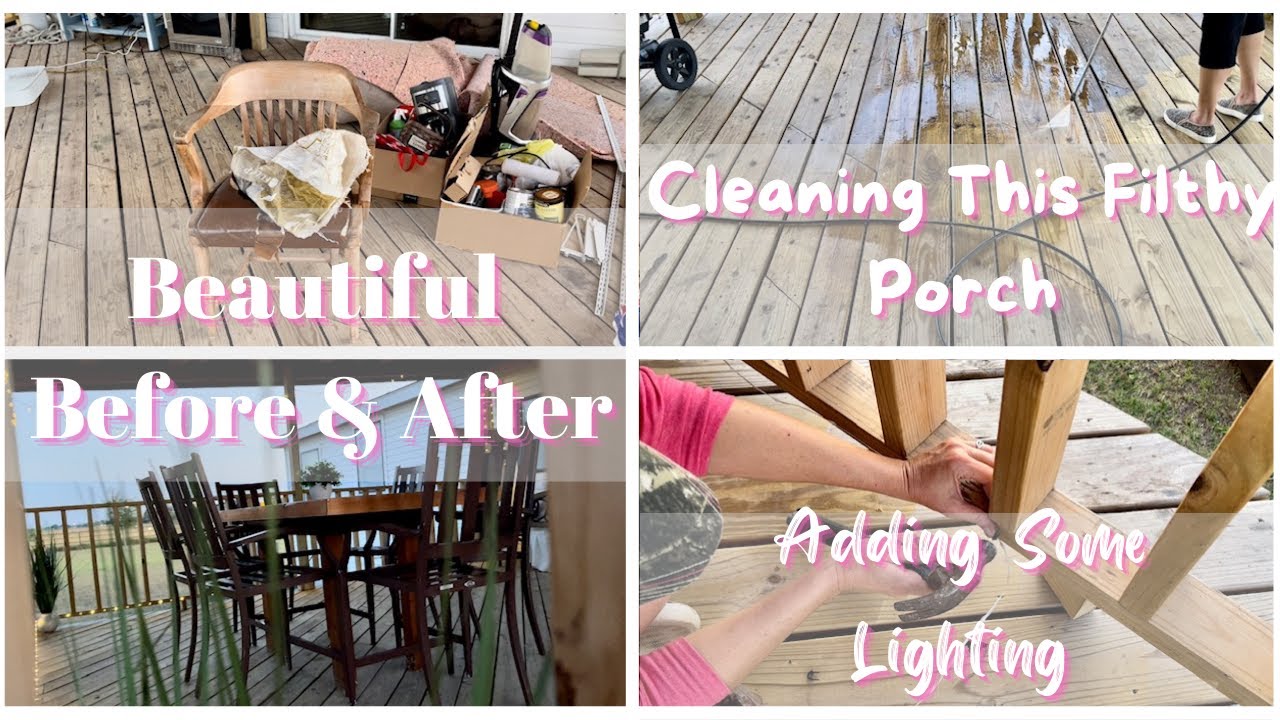*NEW* COMPLETE DISASTER/ CLEANING THE FILTHY BACK PORCH! TOTAL ...