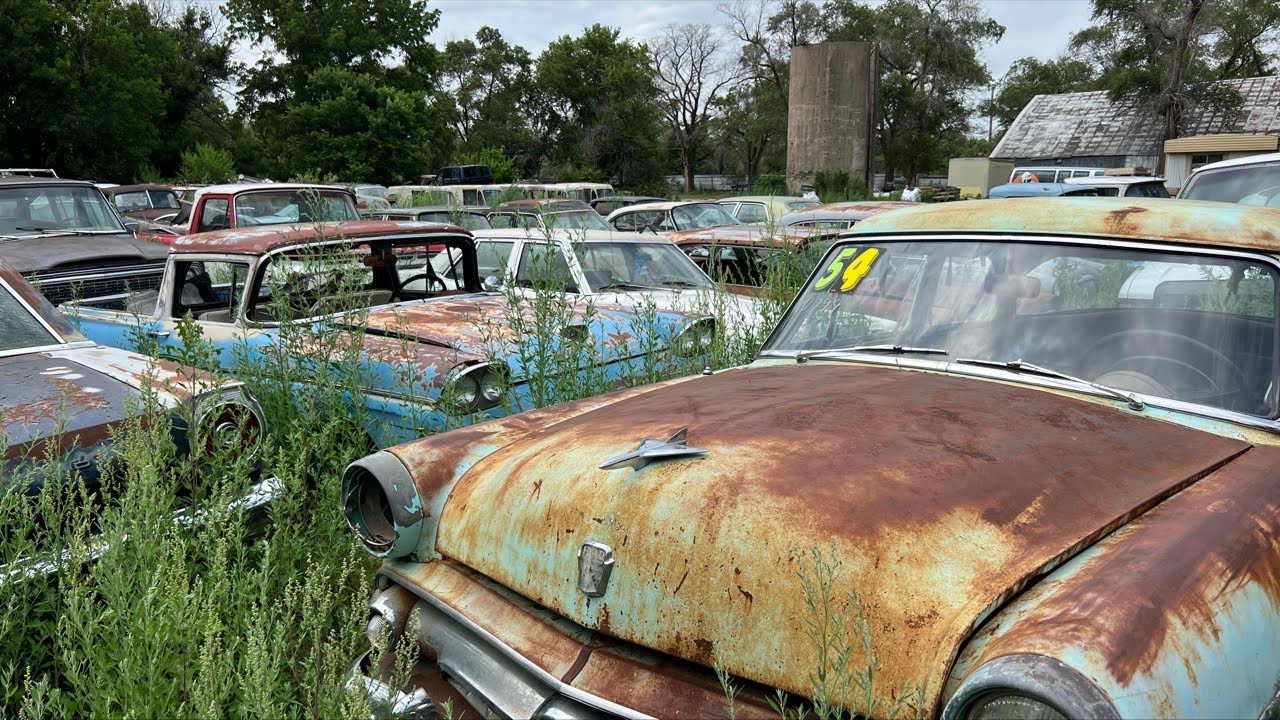 Join me for a tour of my JUNKYARD! - YouTube