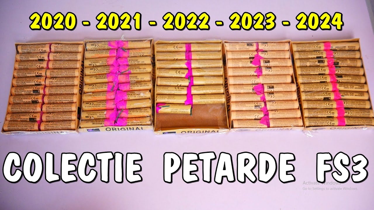 Colecție PETARDE FS3 din ani diferiți - YouTube