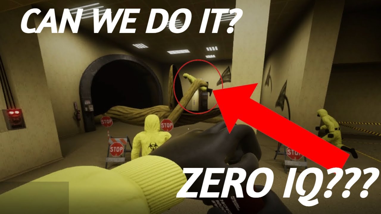 ESCAPEING THE BACKROOMS WITH ZERO IQ - YouTube