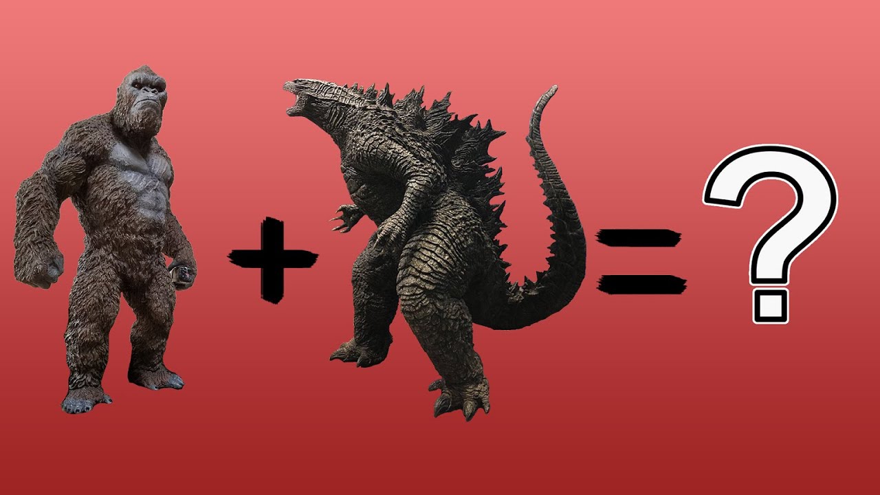 Godzilla and Kong Fusion | Drawing Kaiju Fusion - YouTube