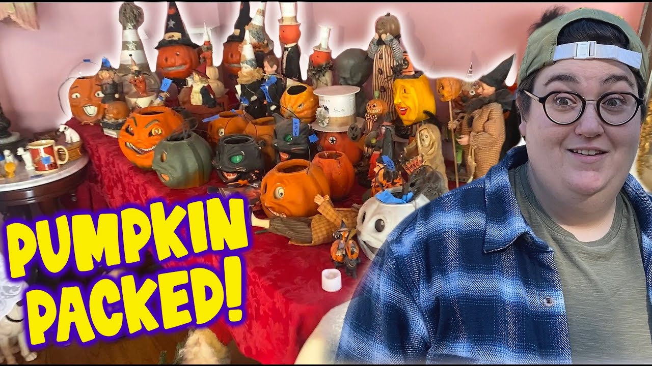 The SPOOKIEST VINTAGE HALLOWEEN Estate Sale EVER! BUT Were Prices A ...