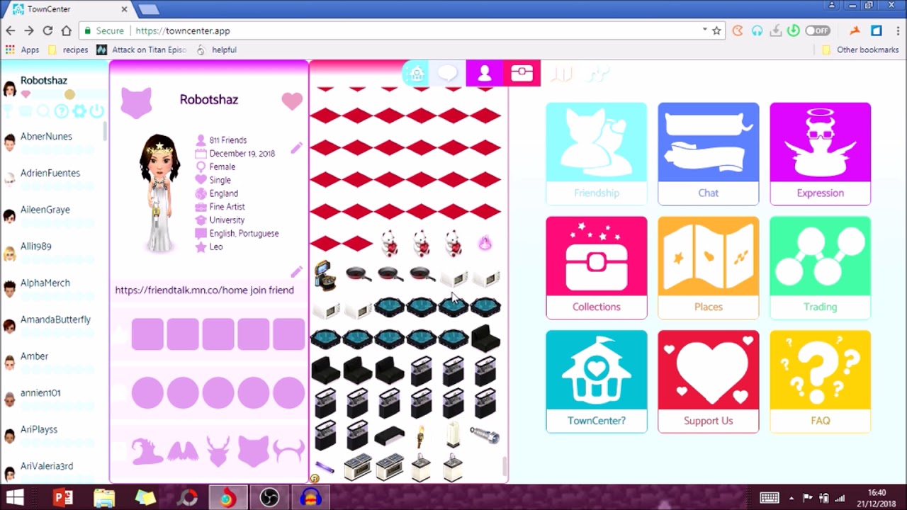 The New Towncenter app (Robot shaz inventory tour) first look at town ...