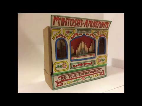 Making A Miniature Cardboard Model Fairground Organ - YouTube