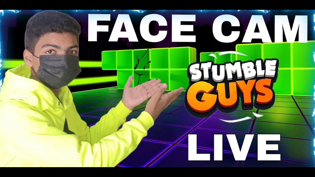 STUMBLE GUYS LIVE: First Face Cam Reaction! CRAZY Moments & Epic Fails ...