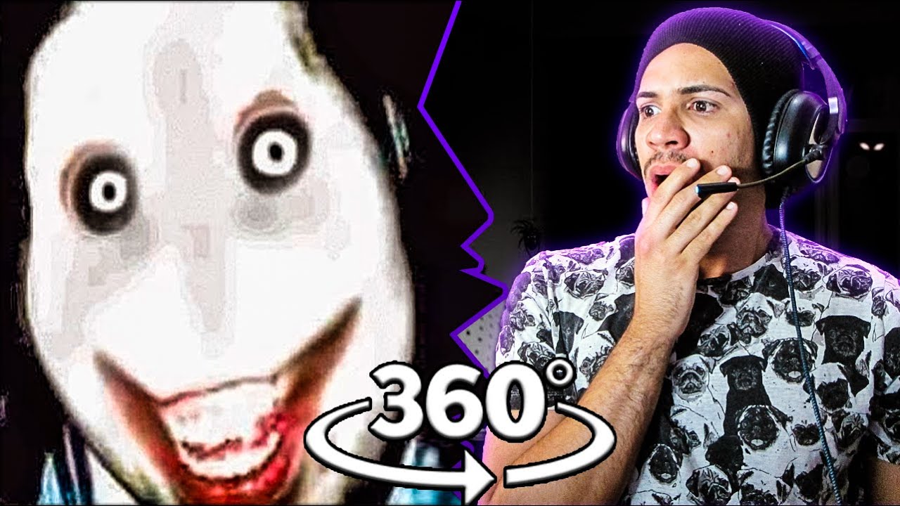 REAGINDO 360 Jeff The Killer | A VR Horror Experience (REACT TERROR ...