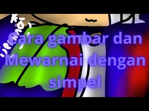 cara gambar dan mewarnai simpel easy👁️👄👁️ #tutorial #simple - YouTube