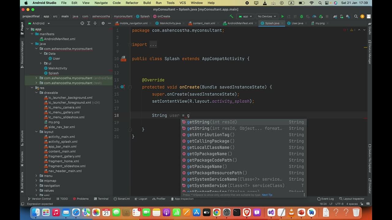 How to read a String stored in Android SharedPreferences | Java Android Studio Tutorial - YouTube