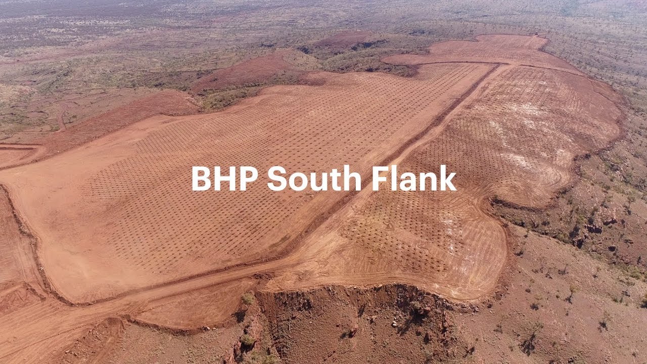 BHP South Flank first blast - YouTube