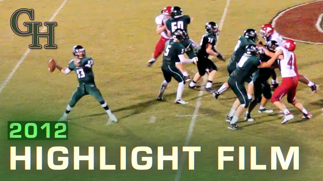 Green Hope Football Season Highlight Film (2012) - YouTube