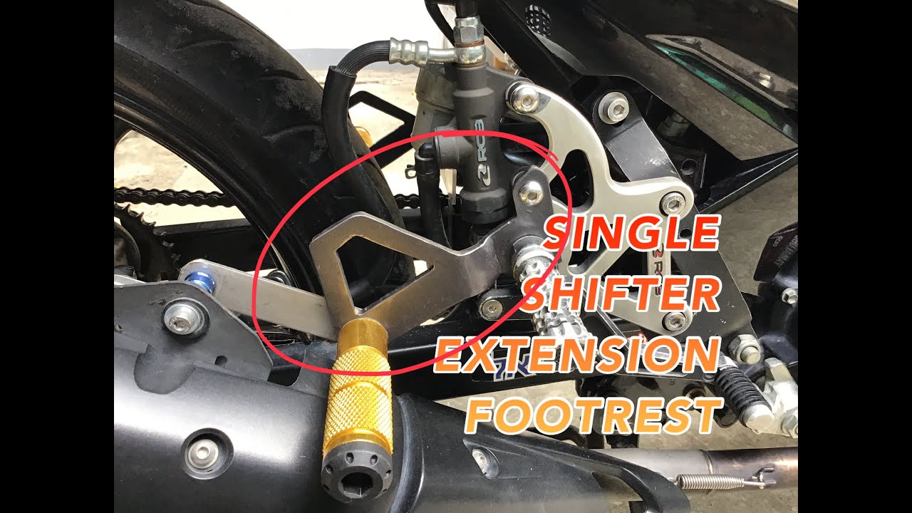 RCB SINGLE SHIFTER EXTENSION BRACKET - YouTube