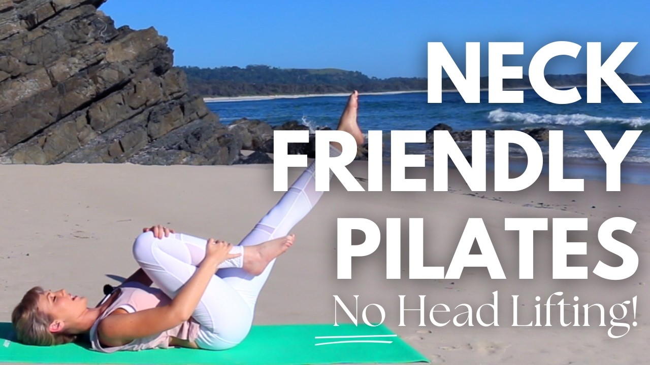 20-Minute Neck-Friendly Pilates | No Head Lifting for Neck Pain Relief ...