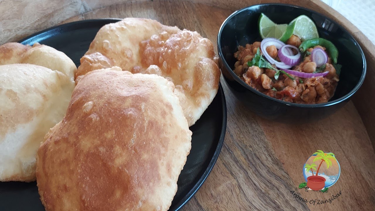 CHAKULA CHA ASUBUHI MIKATE YA BHATURA/BATURA NA DENGU - YouTube