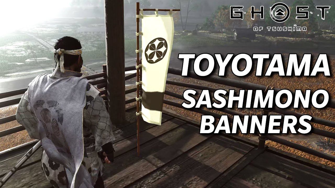 Ghost of Tsushima PC | Sashimono Banner Locations (Toyotama) - YouTube