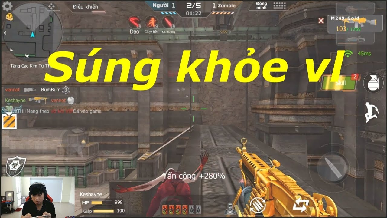 [ Bình Luận CF Legends ] M249-Gold - Tiền zombie v4 - YouTube