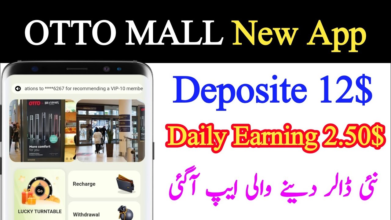 🤑OTTO Mall New Earning App | Online Earning App in Pakistan | New usdt ...