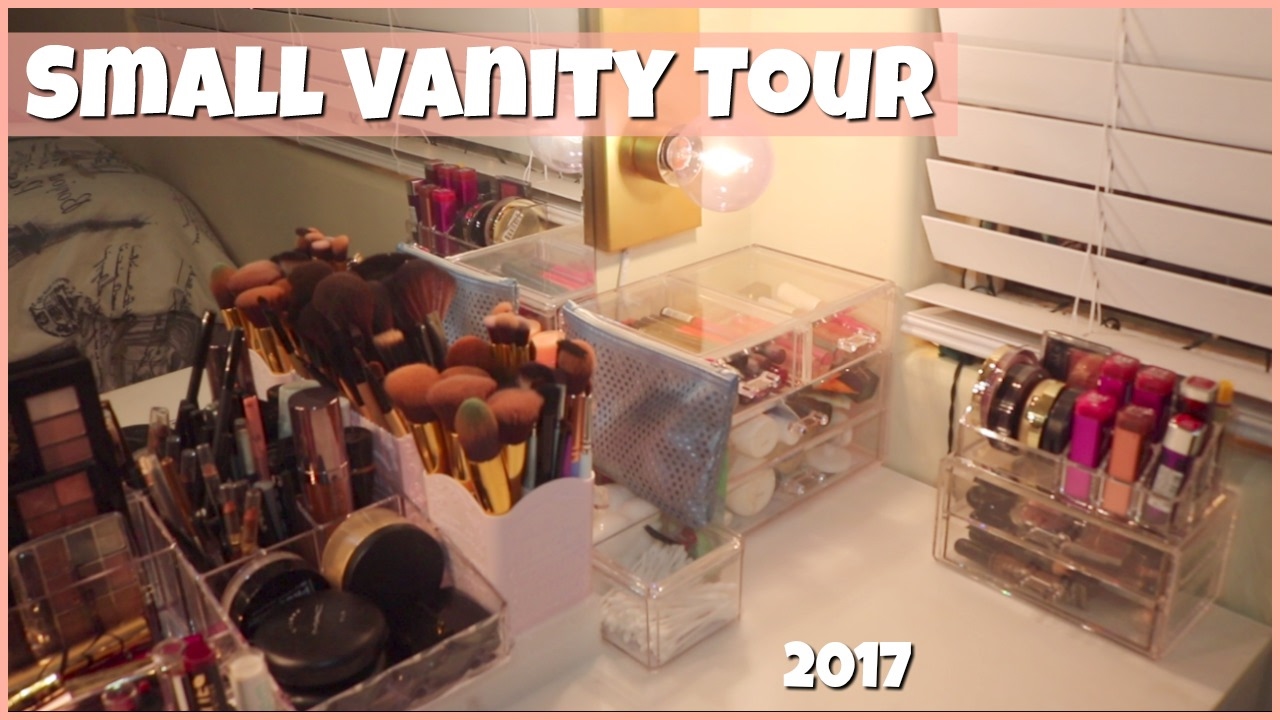 My Small Makeup Collection Vanity Tour Youtube