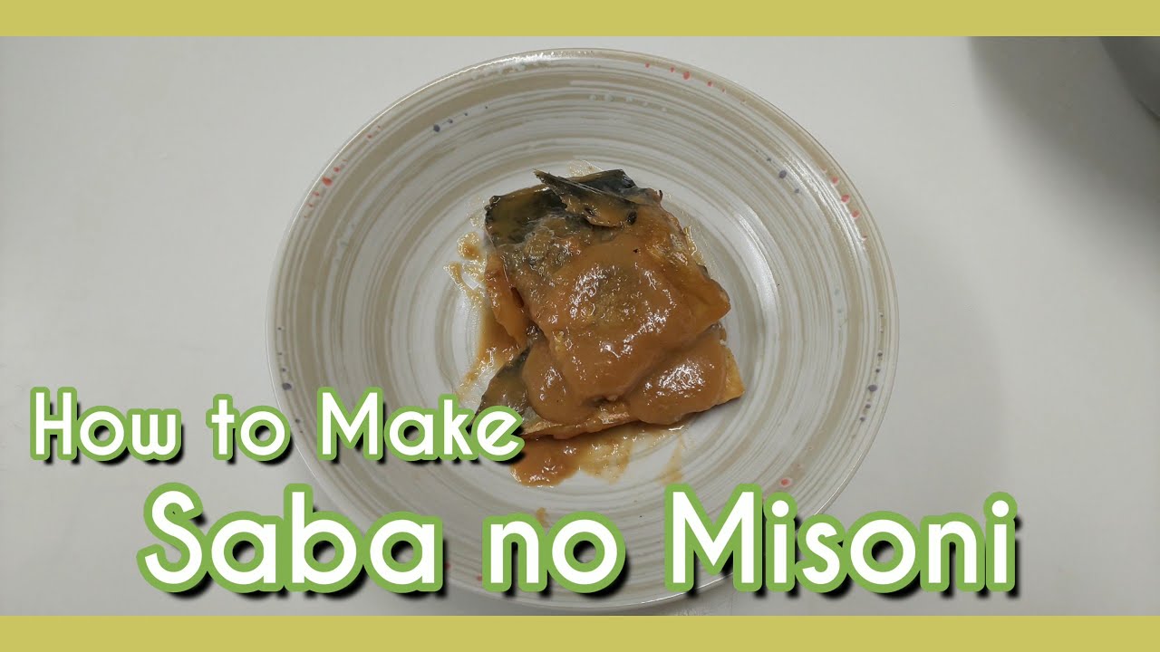 How to Make Saba no Misoni / Simmered Mackerel with Miso #24 🍙🗾 ...