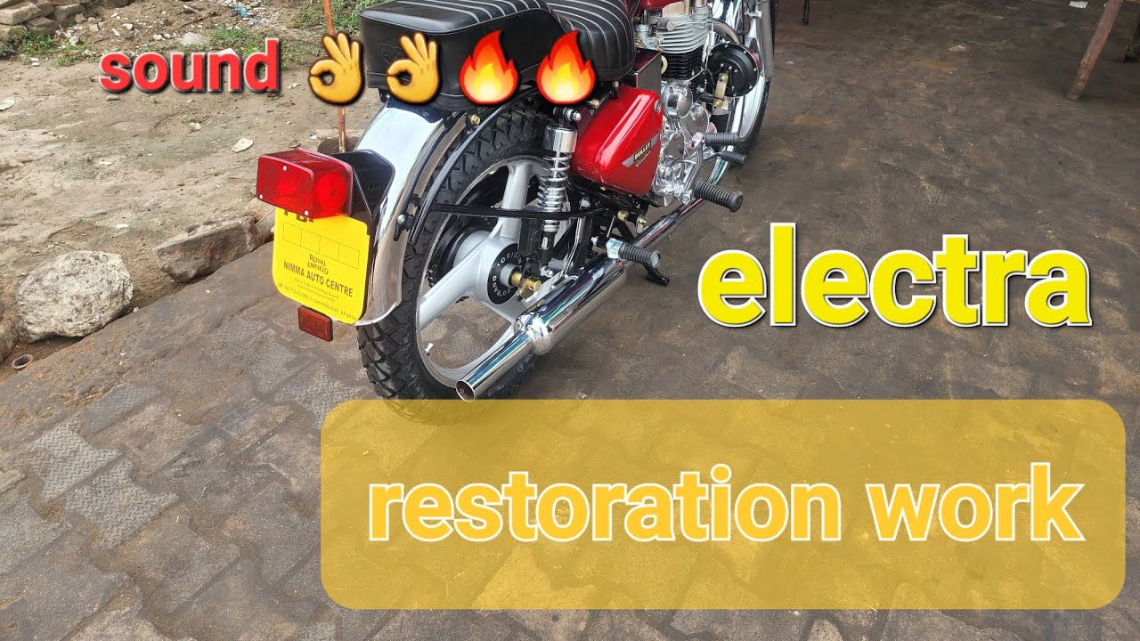 restore old model bullet | electra bullet 350 | sound 👌| restore work ...