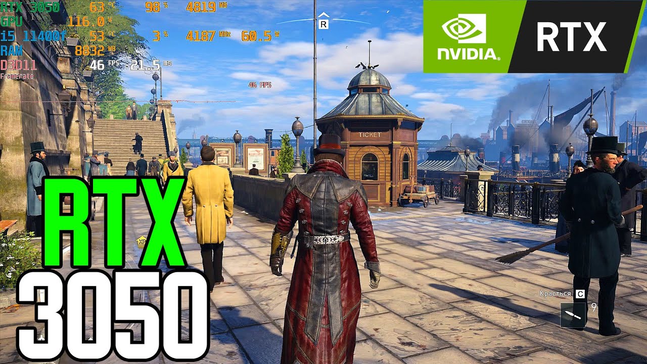 RTX 3050 8gb | Assassin’s Creed Syndicate | Ultra Settings TXAA4x - YouTube