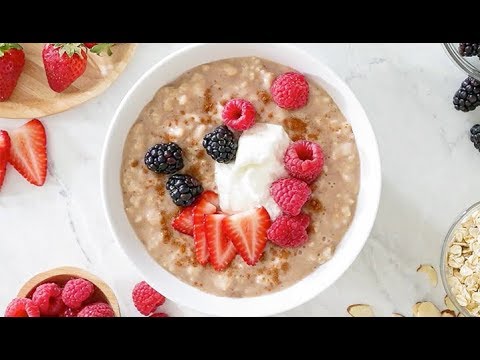 Oversized Overnight Growing Oatmeal - YouTube