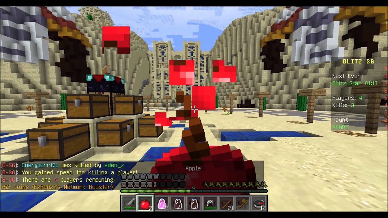 Minecraft: Blitz Survival Games Gameplay! (Hypixel.net) - YouTube