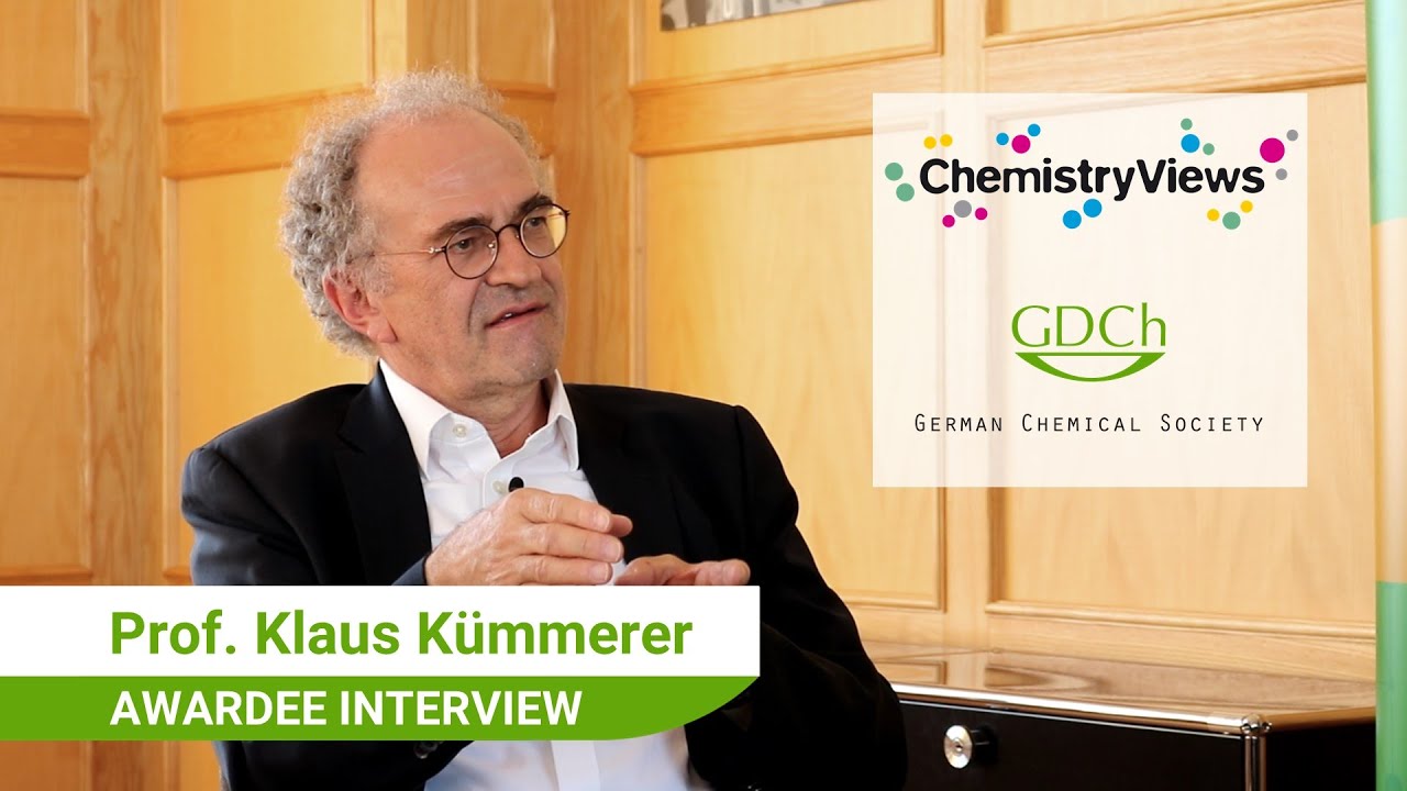 "Don't forget thermodynamics." - Awardee interview with Klaus Kümmerer ...