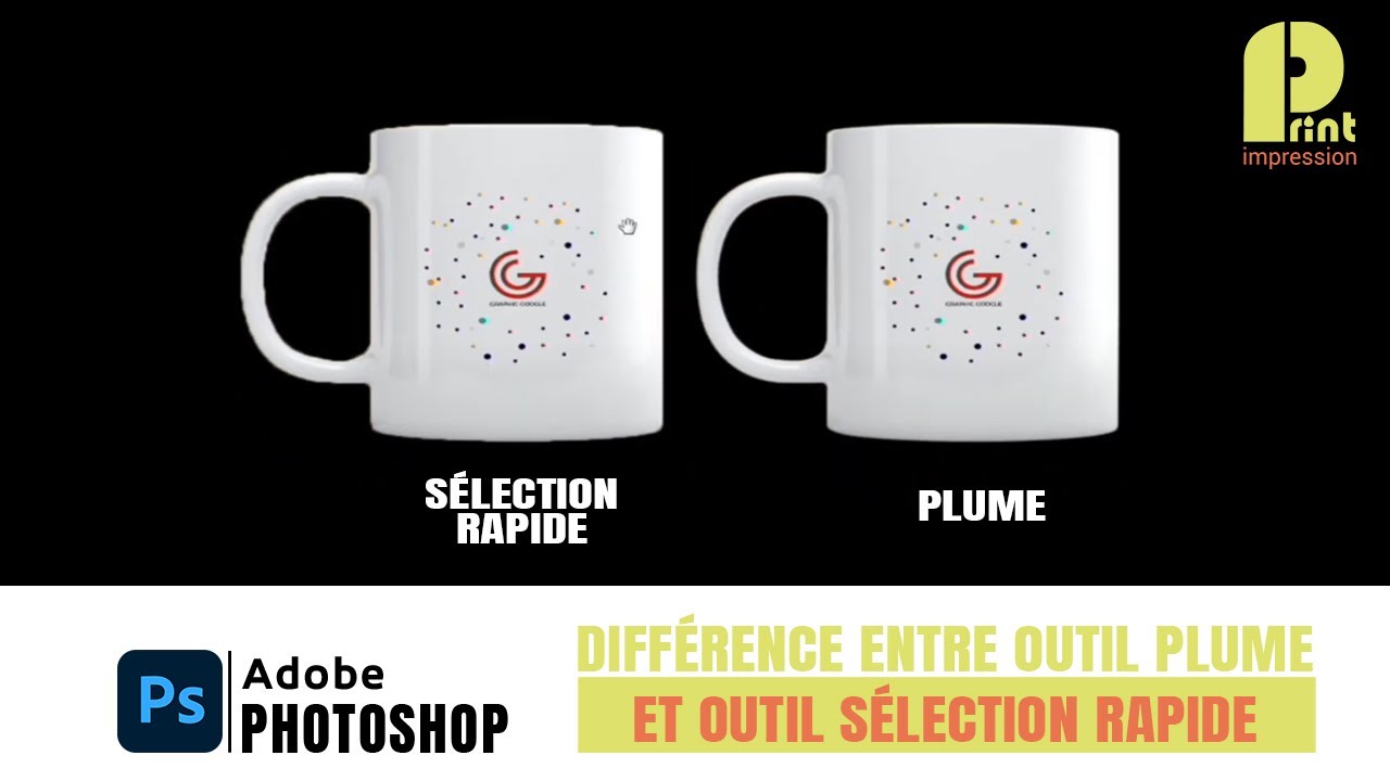 Outil plume et sélection rapide - YouTube
