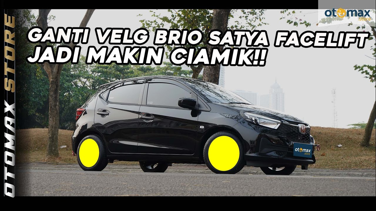 Modifikasi Honda Brio Satya Facelift 2023, JDM Style Ganti Velg Torsion ...