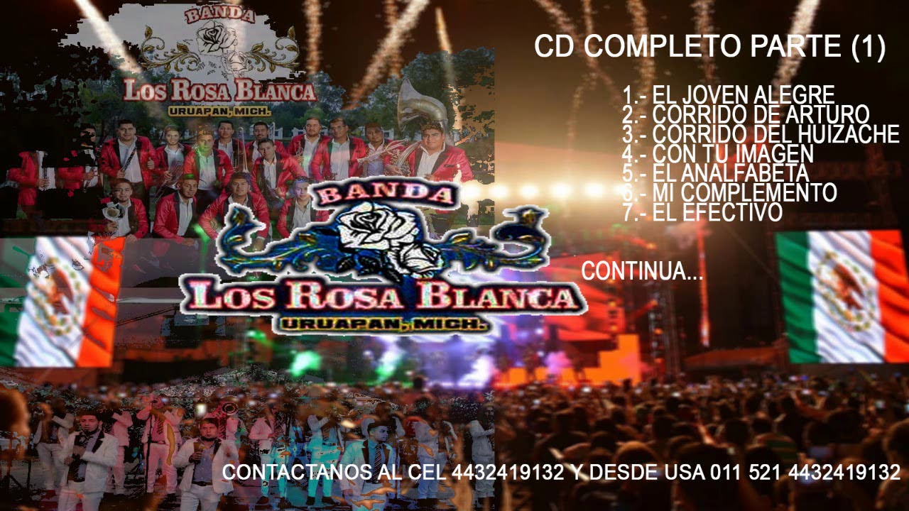 CD COMPLETO "BANDA LOS ROSA BLANCA" PARTE (1) 2018 - YouTube