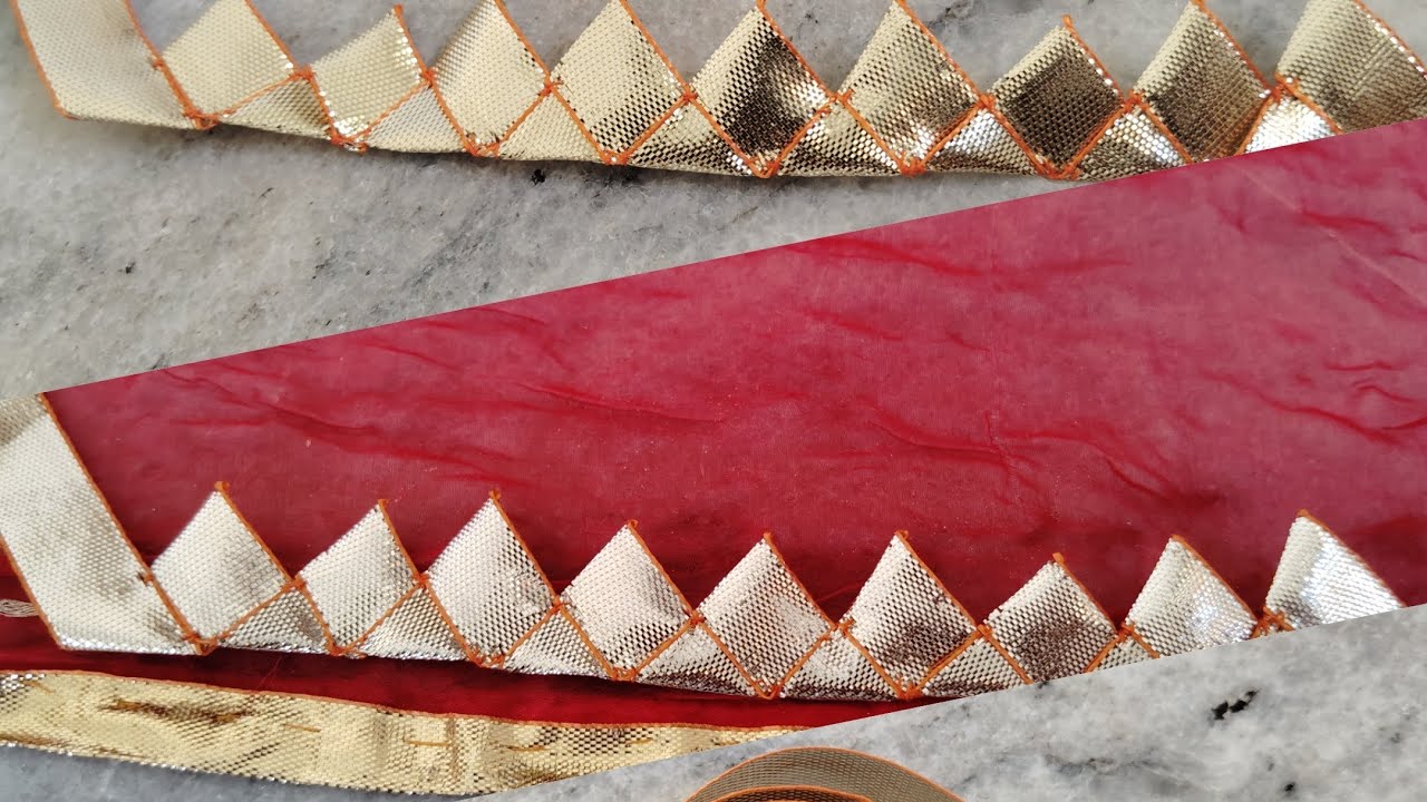 gotta pati design less kaise banaye/gotta pati design less ideas# ...