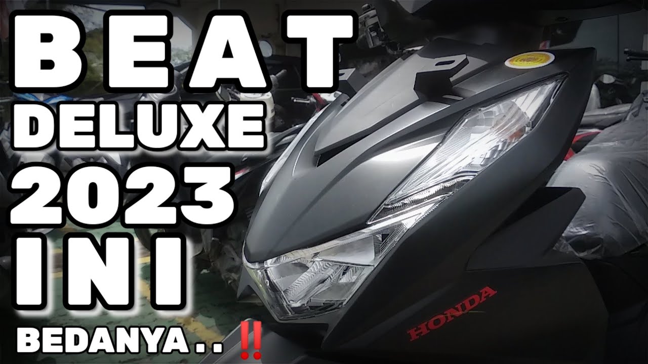 HONDA NEW BEAT DELUXE 2023 ‼️WARNA HITAM DOP - YouTube