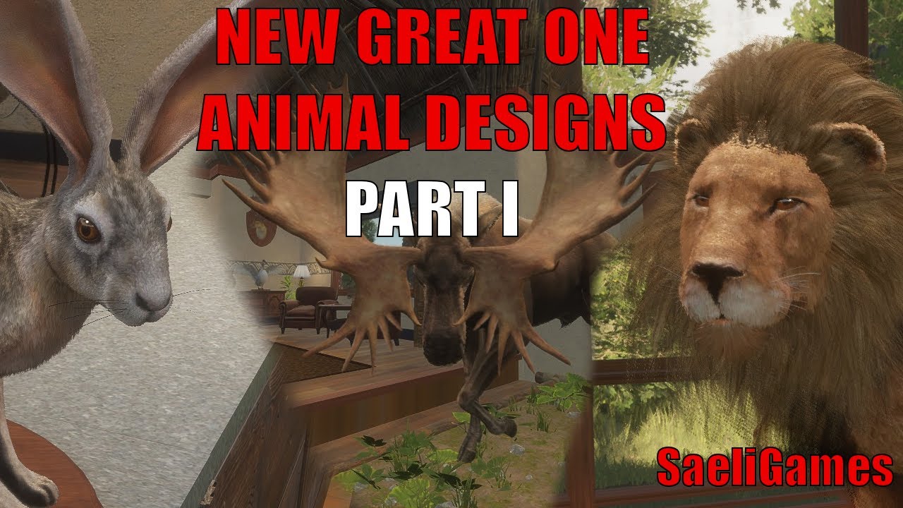 Designing new "Great One" animals! Part 1 - YouTube