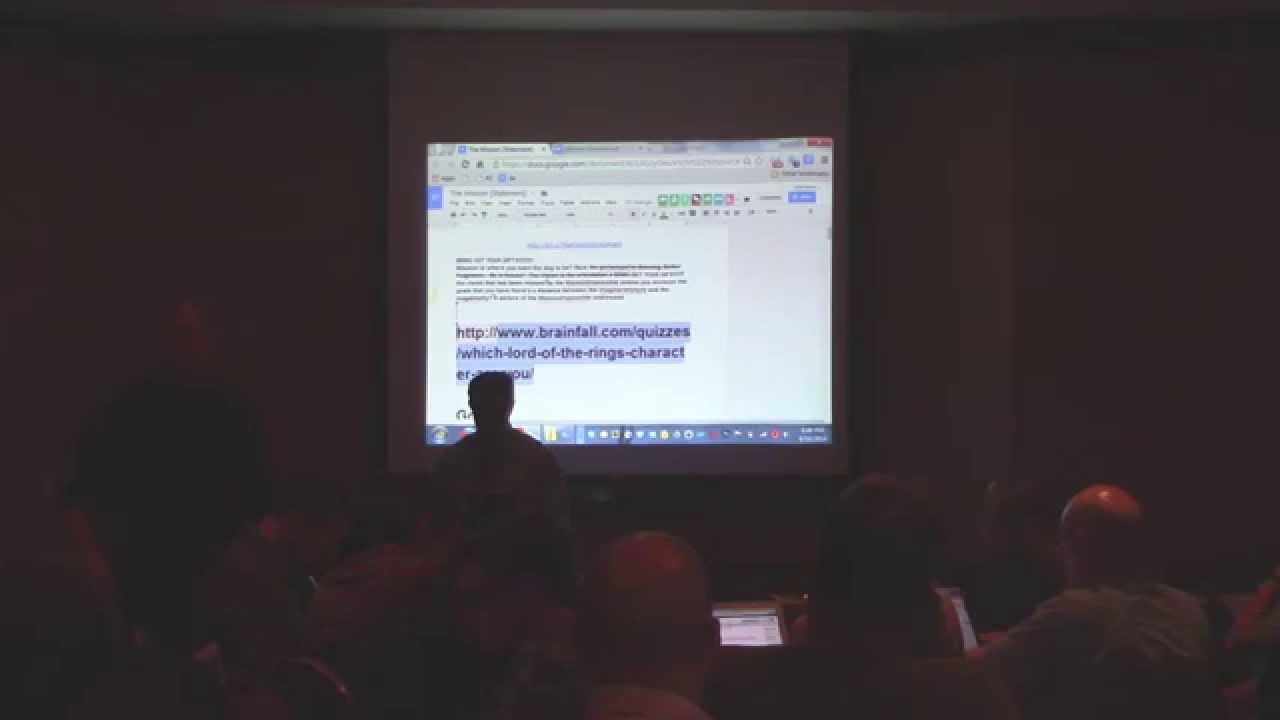 Rob Wittig and Mark C. Marino present The Mission, a Netprov at ELO14 ...