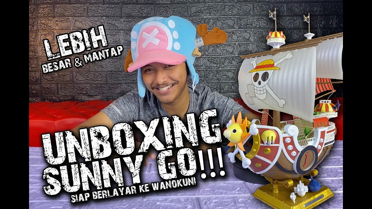 Unboxing One Piece kapal THOUSAND SUNNY GO Ver. Wanokuni, Besar ...