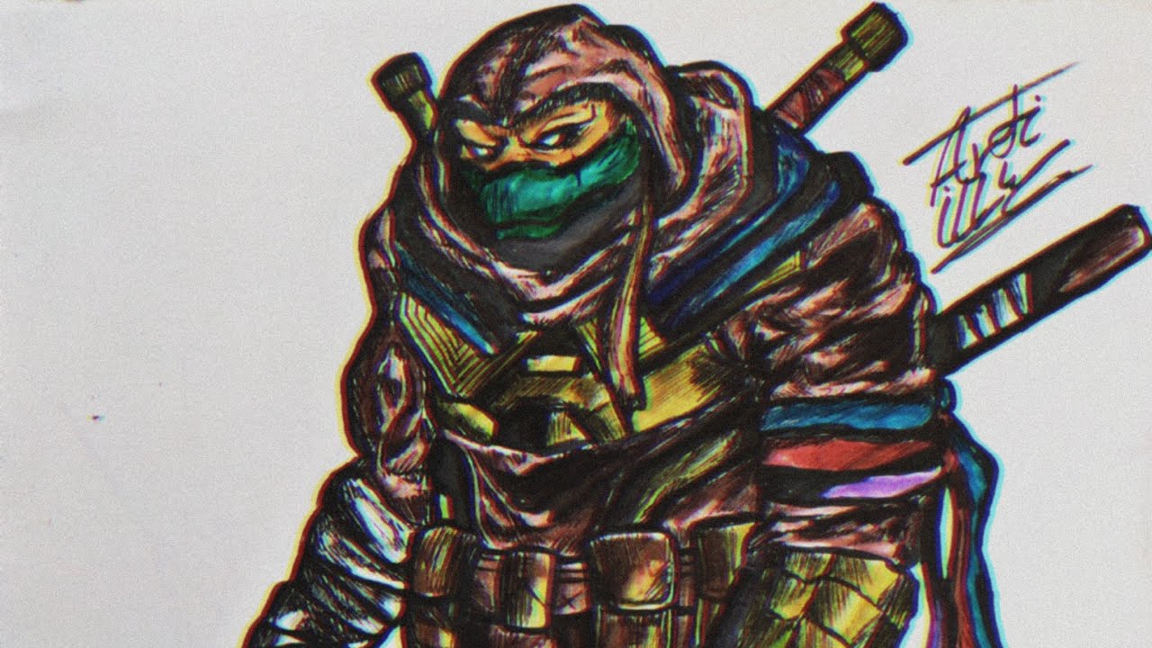Easy Draw😛How to Draw The Last Ronin, The new TMNT series - YouTube