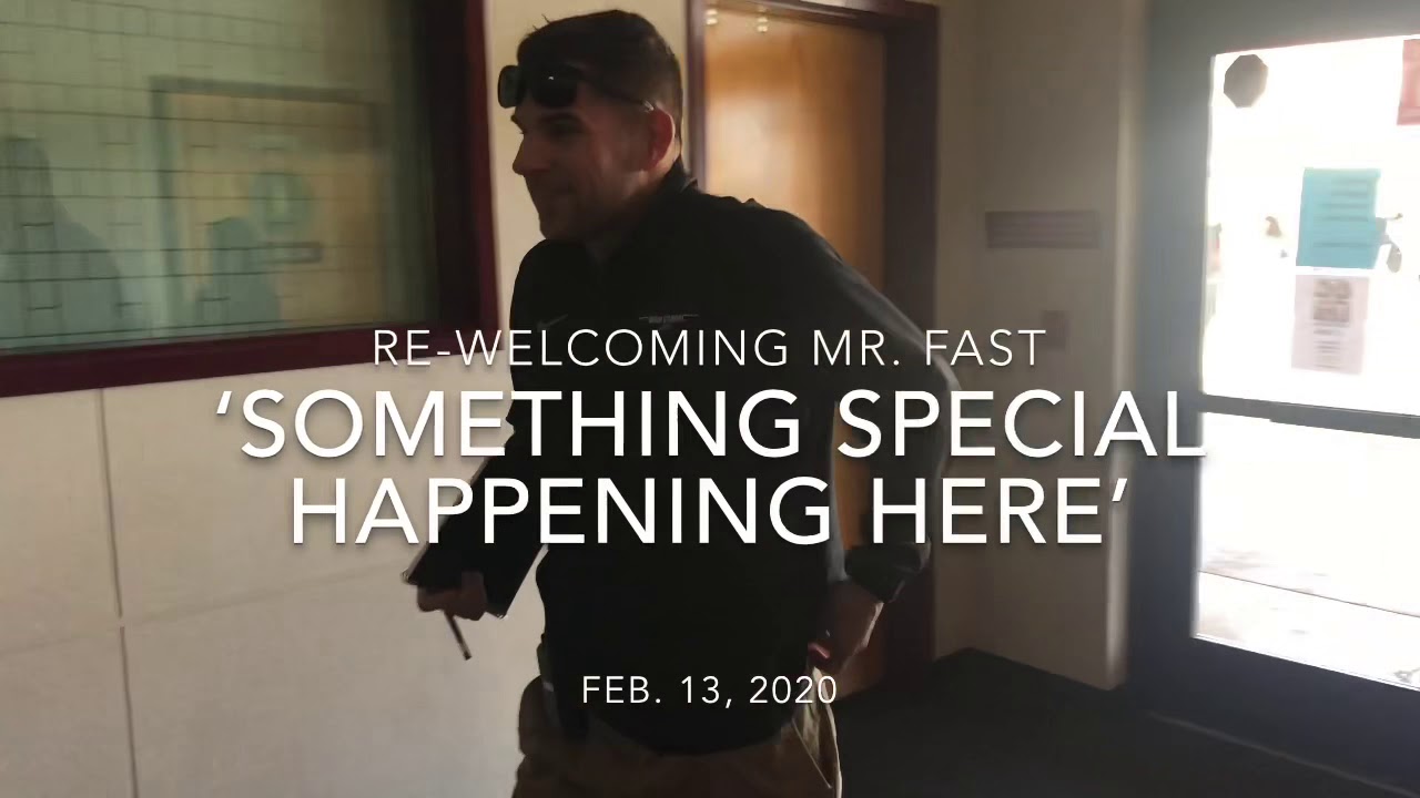Re-welcoming Mr. Fast - YouTube