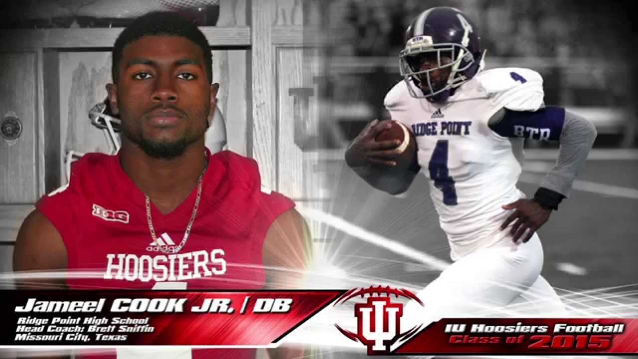 2015 Indiana Football Signee: DB Jameel Cook Jr. - YouTube