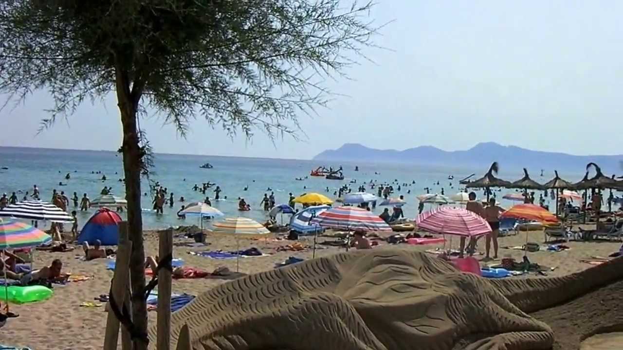 Ca'n Picafort beach - Mallorca HD - YouTube