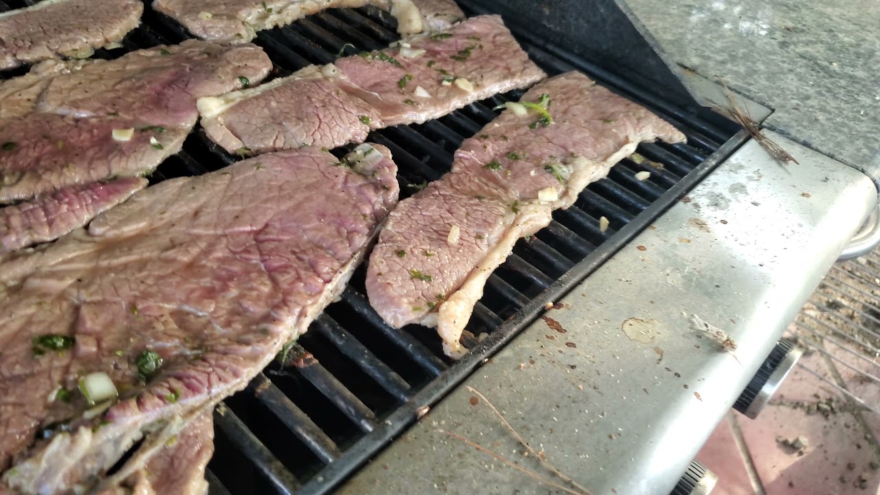 Cheap meat Milanesa marinated Carne Asada Ranchera style - Grill Cook ...