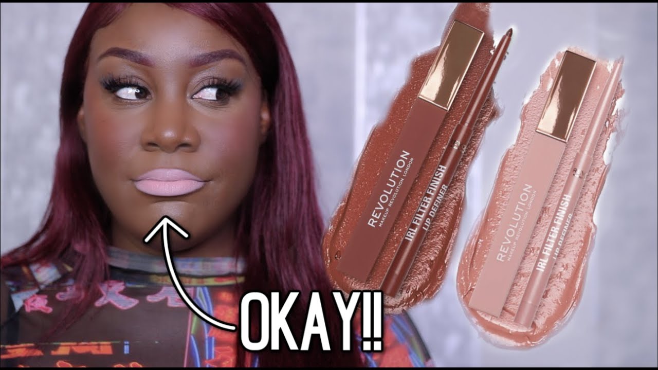 NEW Revolution IRL LIP CREMES swatches on DARK SKIN | Miss Sydz - YouTube