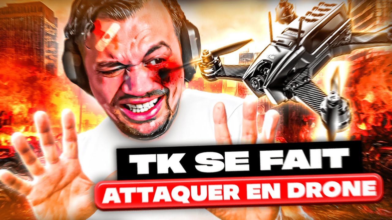 TK CE FAIT ATTAQUER PAR UN DRONE 💥 EN PLEIN LIVE IL EN PEUX PLUS 😔 ...