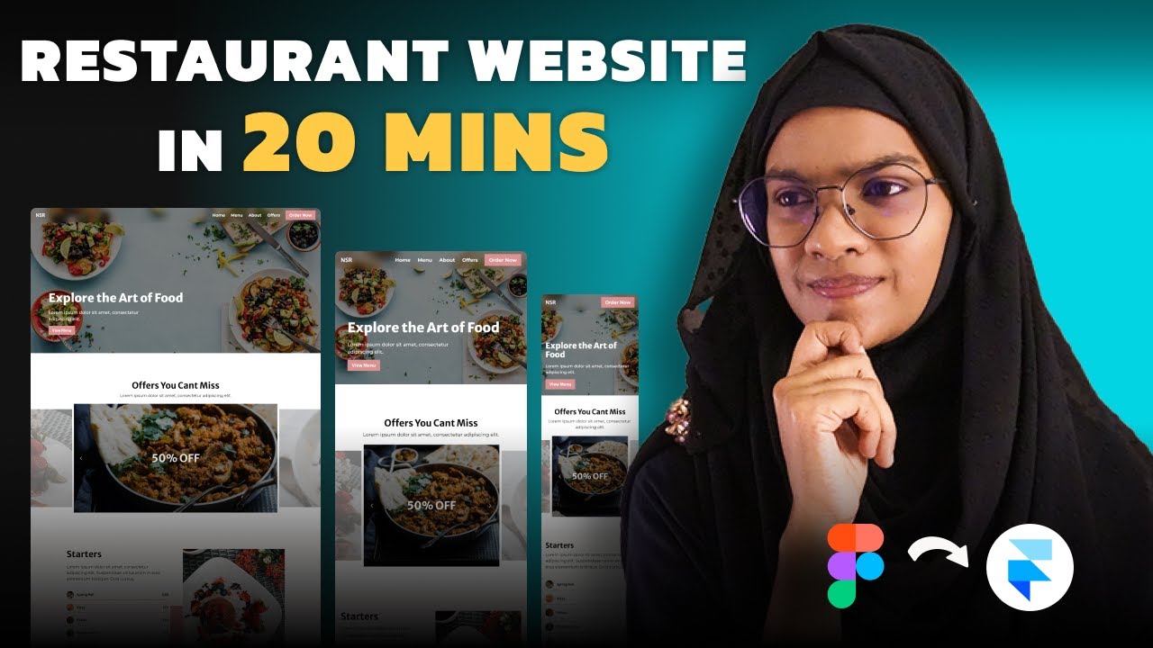 Quick and Easy Restaurant Website: Figma to Framer Tutorial in 20 ...